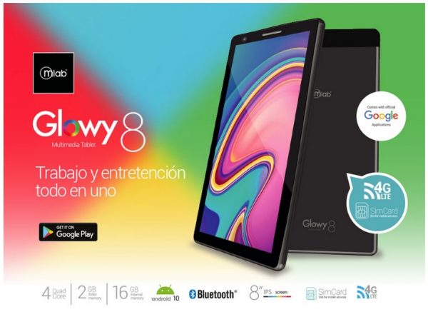 Tablet Glowy 8″ - Tecnoportal