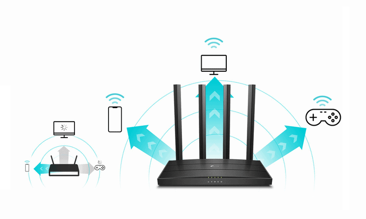 Router MU-MIMO Inalámbrico AC1900- Archer C80 - Tecnoportal